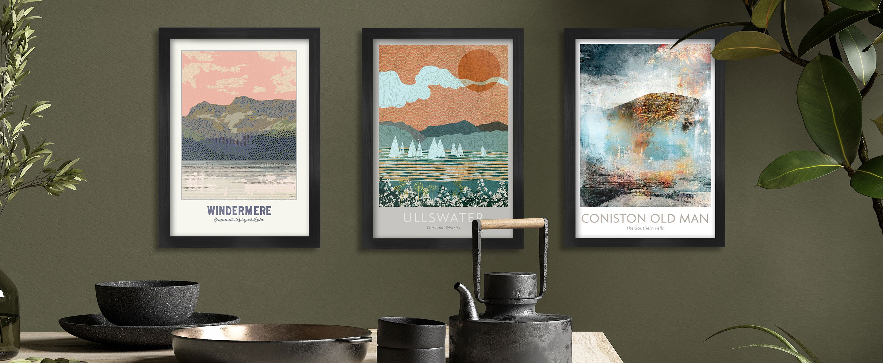 Lake District, Locations, Music & Sport Poster Prints – The Northern ...